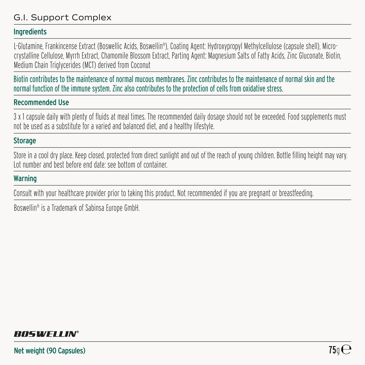 The groundbreaking formula we’ve developed for our G.I. Support Complex ...